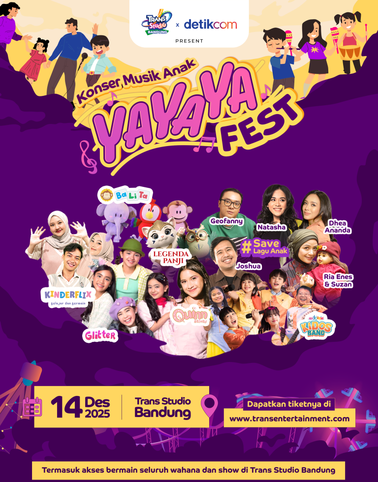 YAYAYA FEST Siap Hidupkan Kembali Kejayaan Lagu Anak di Trans Studio ...
